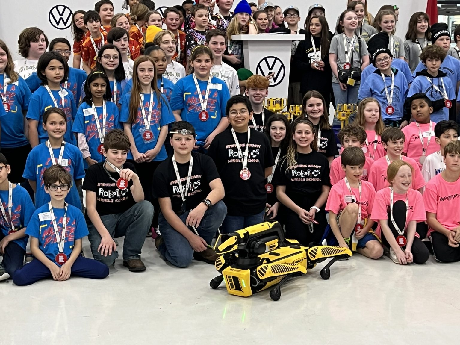 Middle School Robotics Team Place at Regional Championship - WNEG
